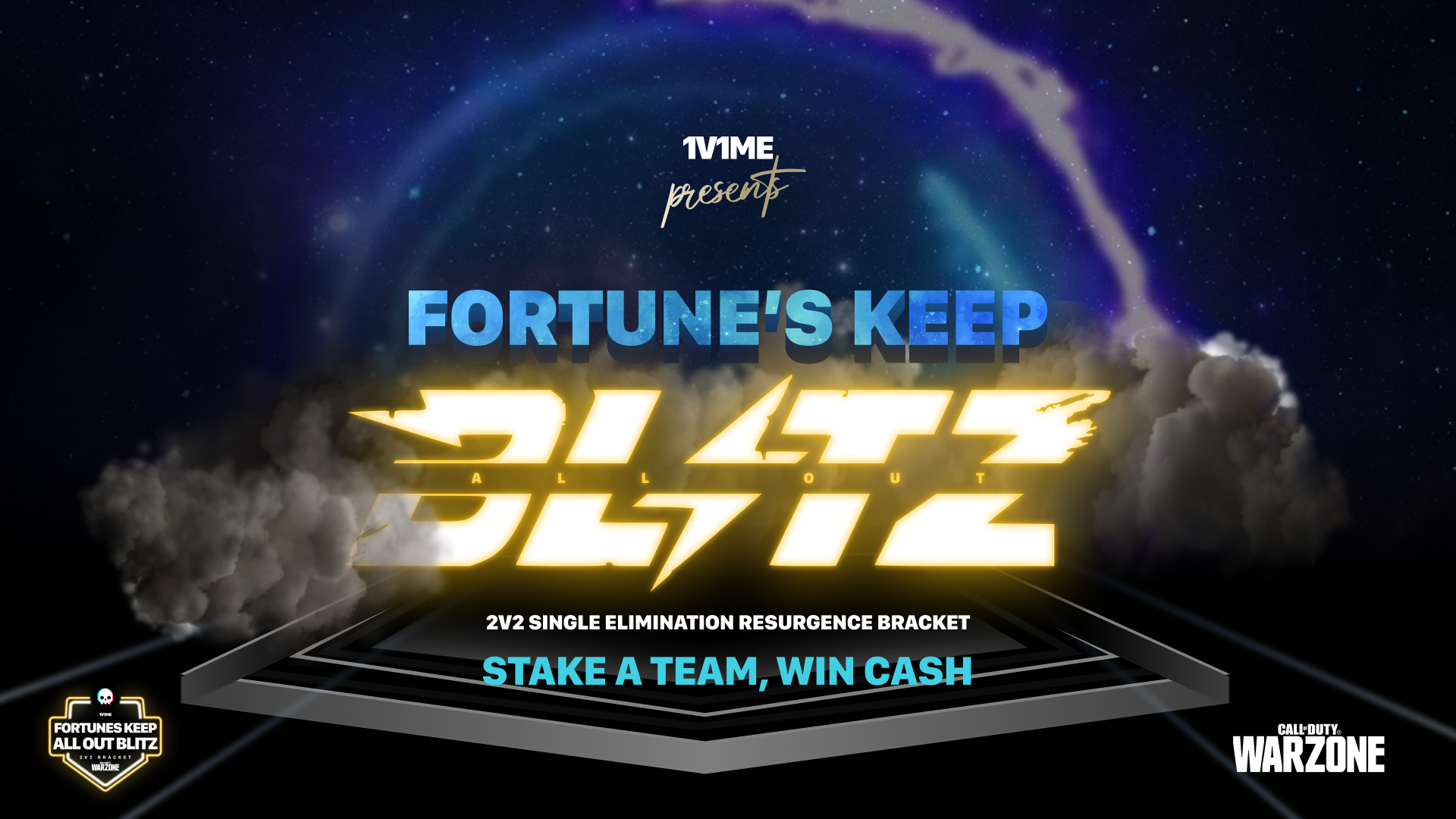 Live on 1v1Me | $2500 FORTUNES KEEP ALL OUT BLITZ